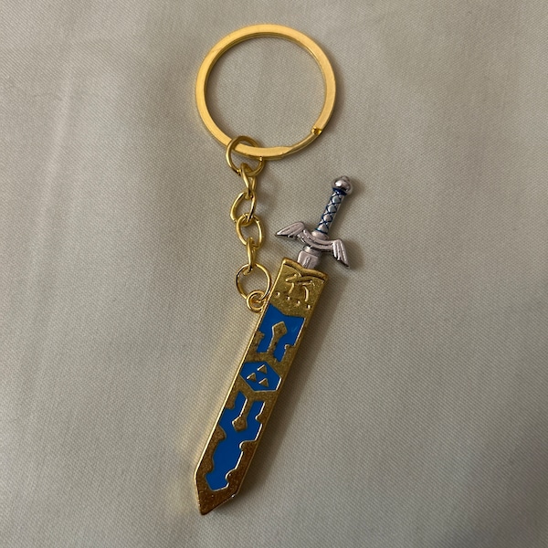 Zelda Master Sword Necklace: Breath of the Wild Removable Sword ...