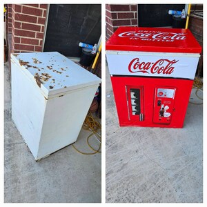 Fridge Vinyl Sticker old Wooden Door/ Self-adhesive Vinyl - Etsy