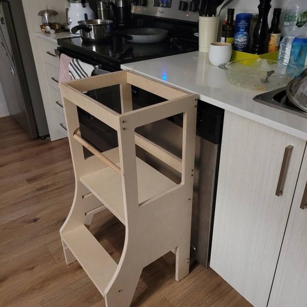 Learning Stand, Kitchen Tower Stand, Montessori Tower Kids, Step Stool ...