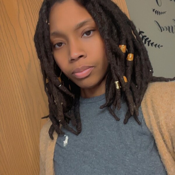 Loc Bead, Green Abalone Shell Hair Bead, Hair Beads, Handmade Hair ...