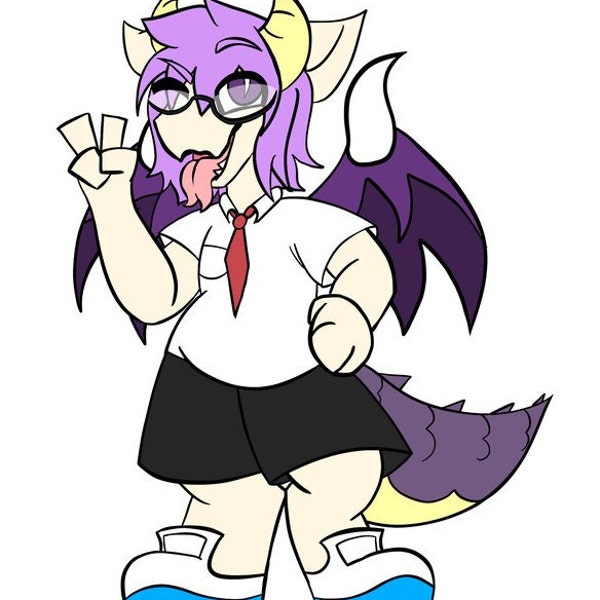 Protogen Base P2U Cute Furry Fursona OC Lineart - Etsy