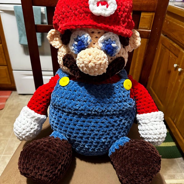 Super Mario Crochet Pattern PDF - Plush - Amigurumi- Tutoriel - US ...