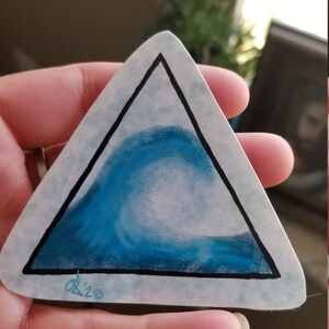 Alchemy 4 Elements Vinyl Stickers, Set of 4 - Etsy