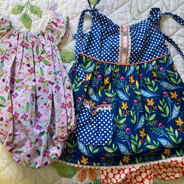Pink Baby Chicks/birds Dress Set for Girls Size 6/7 / Spring Birds ...