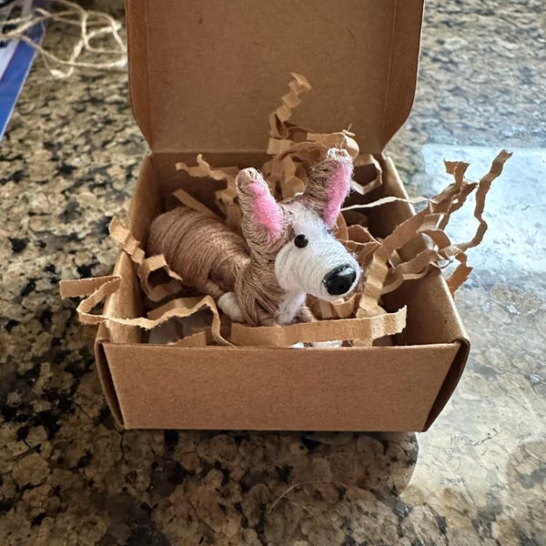 Tiny Treasures: Worry Doll, Dog- Choose Color at Checkout! - Etsy