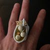 Pancake Ring - Japanese Pancake Jewelry- Breakfast Ring-breakfast ...