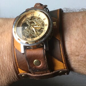 Fallout Inspired Unisex Wrist Watch Made From Full Grain Veg Tan ...