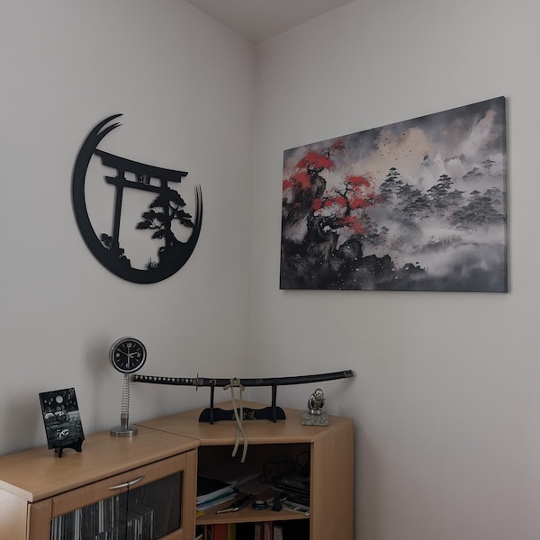 Raven Metal Viking Wall Art, Nordic Wall Decor, Viking Wall Art, Raven ...