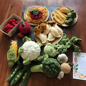 Crochet Food Spaghetti. Pasta With Tomato Sauce. Kids Kitchen | Etsy