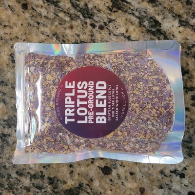 Triple Lotus Pre-ground Blend Egyptian Blue Lotus Sacred White Lotus ...