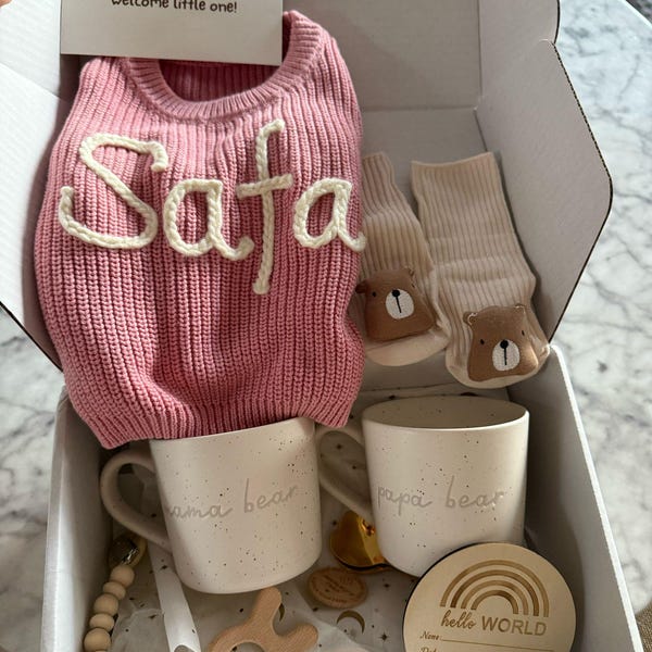 New Parents Gift Box,gender Neutral Gift,new Baby Gift,gender Reveal ...