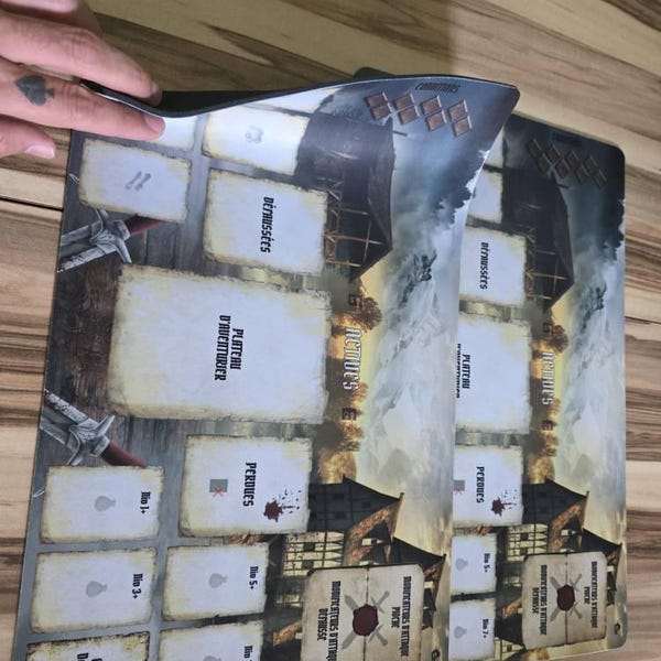 Resident Evil Board Game Mansion Map Custom Mat - Etsy