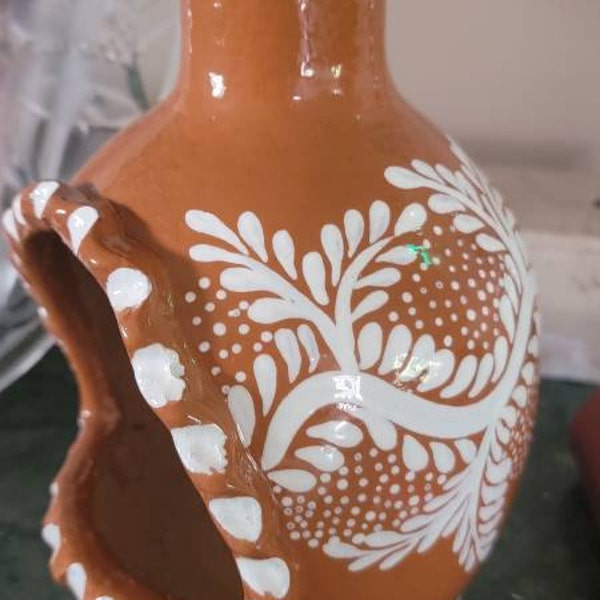 Mini Hand Painted Clay Chiminea, Daisy Mini Chimenea, Insense Burner ...