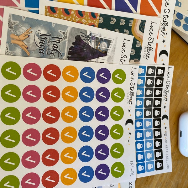 DAILY MACROS TRACKER Full Boxes Planner Stickers / Tracker Planner ...