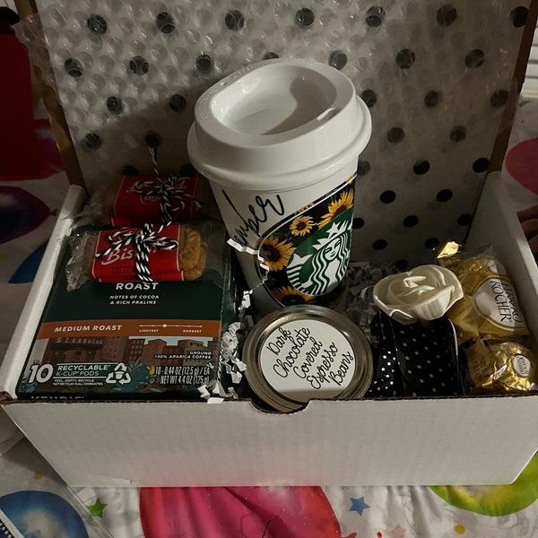 Deluxe Starbucks Coffee Gift Box, Coffee Lover, Coffee Addict ...