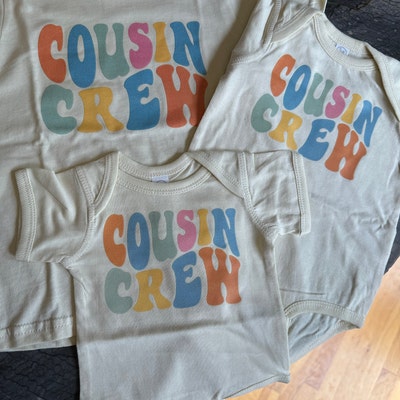 Cousin Crew Shirts for Kids, Big Cousin Shirts Matching Cousin Tshirt, New to the Cousin Crew ...