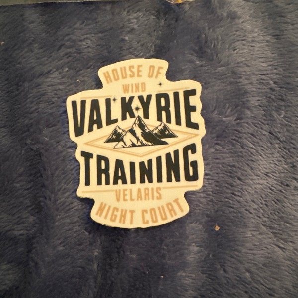 Valkyrie Training ACOTAR Stickers, House of Wind Indoor/outdoor Water ...