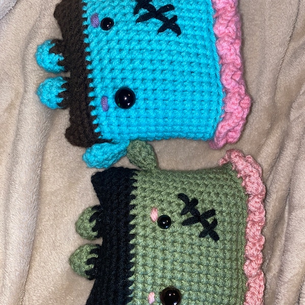 Amigurumi Zombie Crochet Pattern: Pocket Monster, Halloween (PDF ...