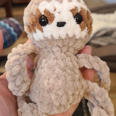 Crochet PATTERN Sloth Keychain Amigurumi Tutorial PDF in - Etsy