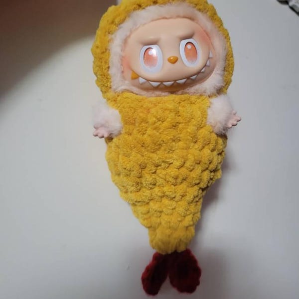 Wacky Mart Labubu Crochet Tempura Shrimp Outfit - Etsy