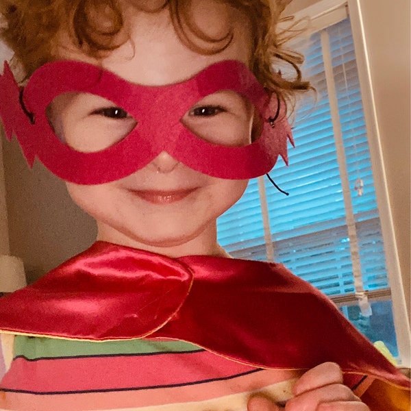 Lightning Bolt SUPERHERO MASK - Choose From 13 Colors - Most Popular ...