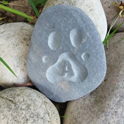 Memory Pebble, Hand Carved in Natural Stone, the Perfect Way to ...