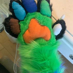 PDF TEMPLATE: Fursuit 5 Finger Paws Digital Download - Etsy