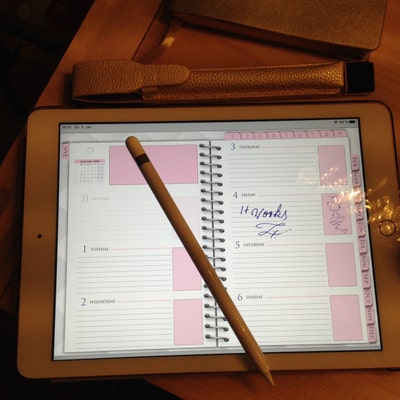 Digital PDF Weekly Planner for iPad Pro Air Mini 2024 to 2025 ...