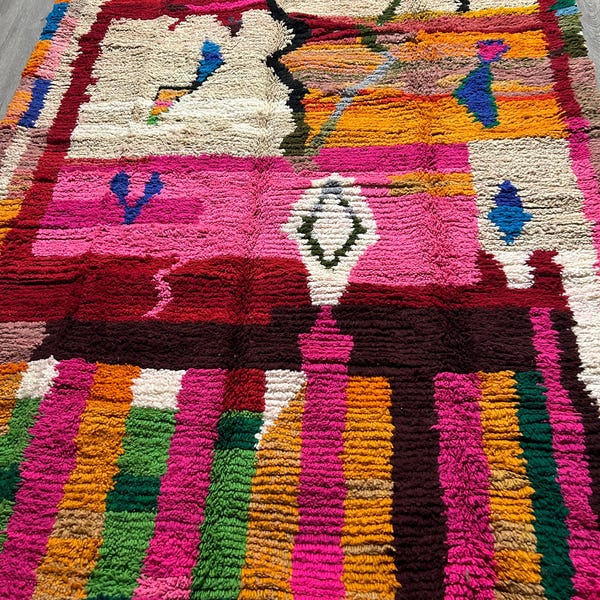 Boujaad Moroccan Rug - Custom Rugs for Living Room - Midcentury Modern ...