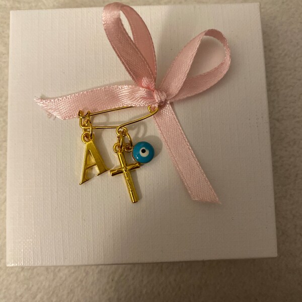 10pcs, Personalized Favors, Witness Pins, Christening Pins ...
