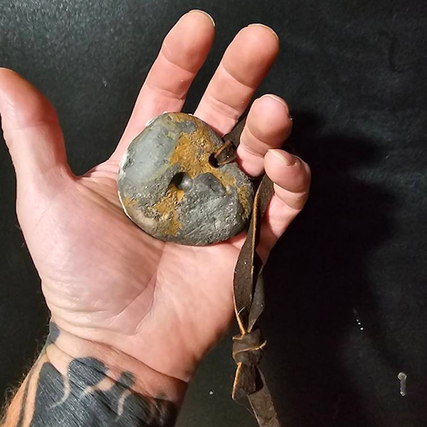 The Wanderer's Stone Bowdrill Handhold- Friction Fire - Etsy