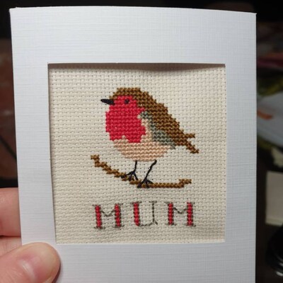 Robin Cross Stitch Graphghan C2C Crochet or Intarsia - Etsy UK