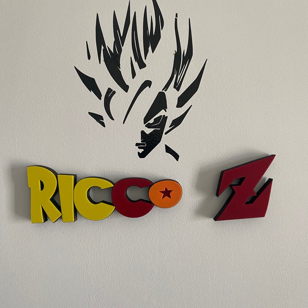 Goku Super Saiyan SSJ Half Face Decal - Etsy