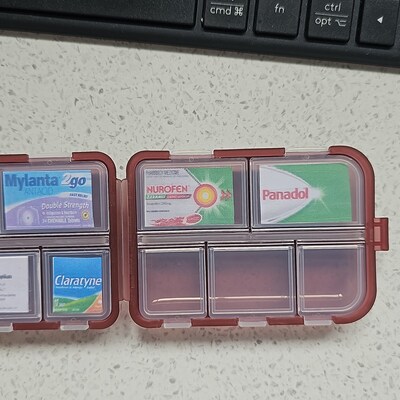 Printable Medicine Labels Pill Container, Travel Pill Case, Pill Case ...