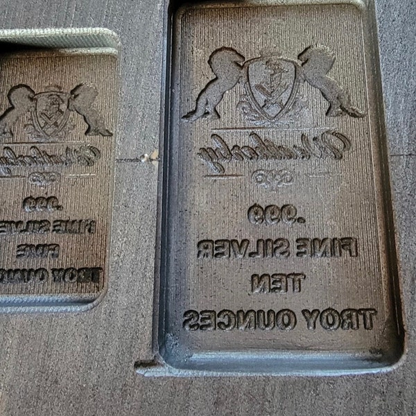 Custom 2-sided Coin Logo Graphite Molds - Etsy