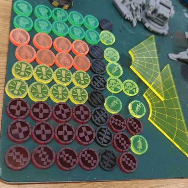 X-wing Compatible Token Set 30 Tokens - Etsy