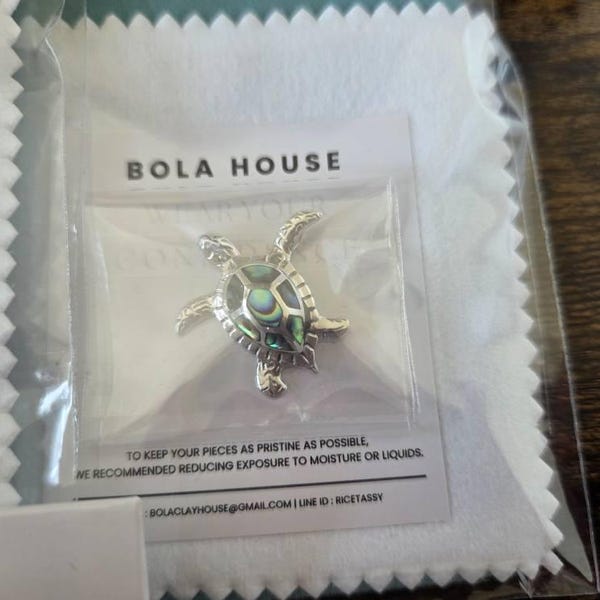 925 Sterling Silver Manta Ray Necklace, Pearl & Abalone Pendant, Ocean ...