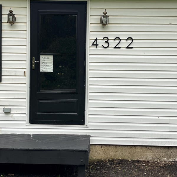 NO DRILLING REQUIRED 7.5" Vinyl Siding House Numbers Black or White - Etsy