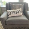 Personalized Zip Code Pillow Personalized Pillow Dorm - Etsy