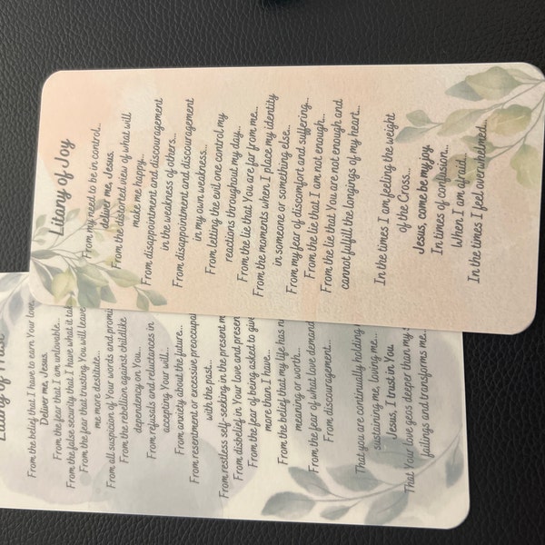 Spiritual Bouquet Card - Catholic Prayer Card - Devotion - Catholic ...