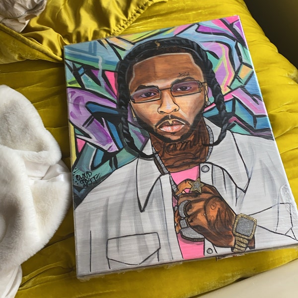 Golden Era - HIP HOP - Old School - Rappers - Handpainted - Canvas ...