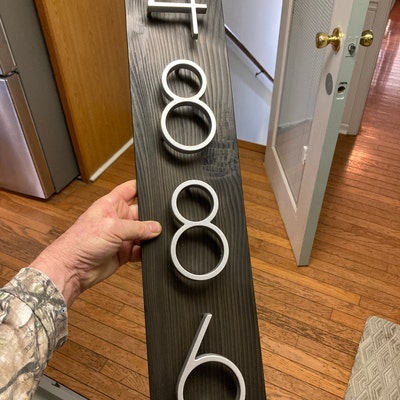 Horizontal House Number Sign, House Number Plaque, Address Plaque ...