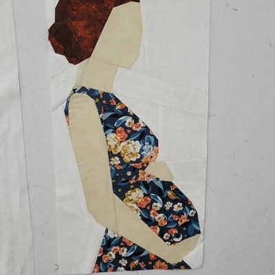 Sleepy Bear Baby Quilt, Sleepy Bear FPP Pattern, PJ Bear, Sleeping Cap ...