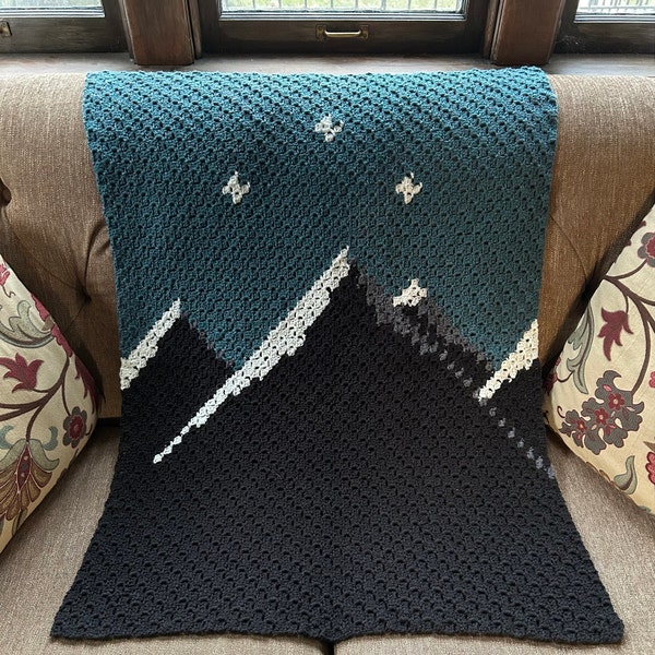 Crochet C2C Blanket Pattern BOOKS & Coffee Lapghan PDF Instant Download ...
