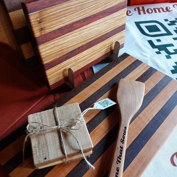 Digital File Cutting Board Display Stand | Laser Cutter | Cutting Board ...