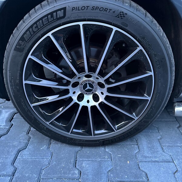 4 Hub Caps Mercedes AMG Logo Affalterbach Rim Wheel Center Caps 68mm ...