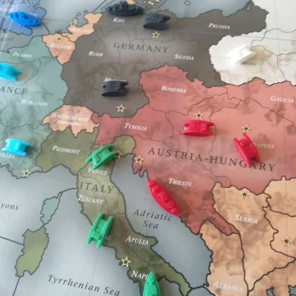 Diplomacy Fleet/army/supply Token Upgrade - 315 Piece Set - Custom ...
