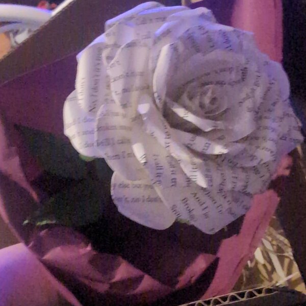 Sheet Music Paper Rose | Musician | Bouquet | Piano | Orchestra | Gift ...