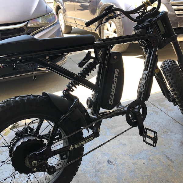 Ariel Rider Grizzly Electric Bike X Class Cargo Crate, Aluminum Basket ...