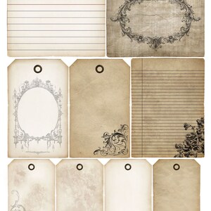 Journal Bookplate Bundle, Journal Page Elements, Bookplate Journal ...